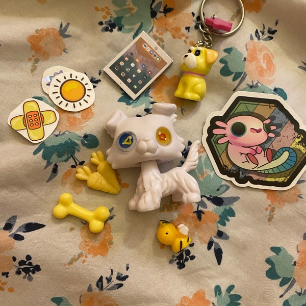 Littlest Pet Shop LPS Custom Strawberry Ice Cream Husky - Etsy