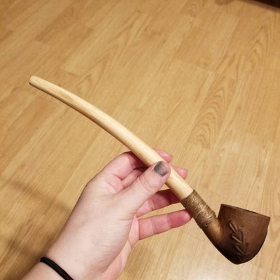 The Hobbit Bilbo's Pipe, Wooden Handmade Pipe, Bilbo Baggin's Pipe ...
