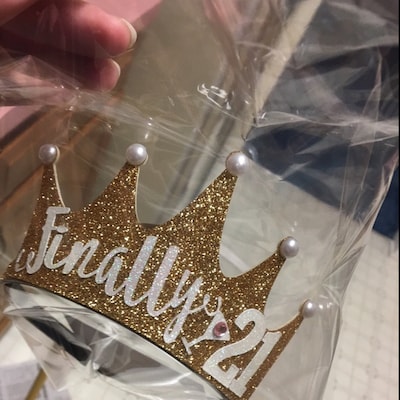 21 Birthday, Woman Birthday Crown,birthday Custom Crown,birthday Crown ...