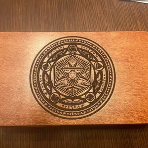 Personalized Engraved Wood Dungeon Master Screen With Custom - Etsy