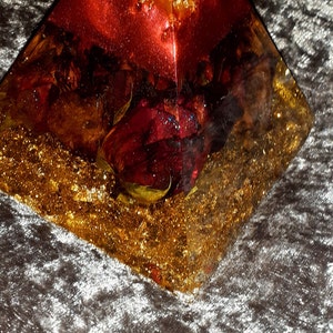 Cremation Ashes Keepsake Resin Pyramid / Pet Ashes / Resin | Etsy