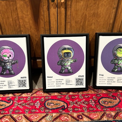 Custom NFT Acrylic Wall Art by Cryptochips Turn Your Digital Art Into ...