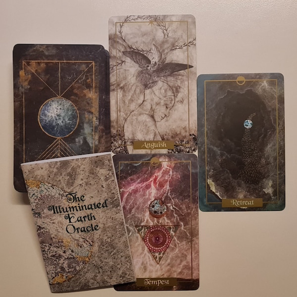 Illuminated Earth Oracle Card Deck, Oracle Deck, Oracle Cards, Tarot ...