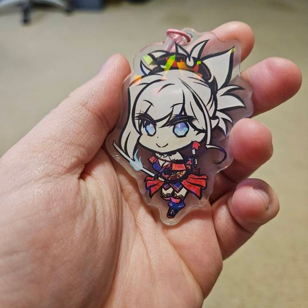 2.5in Fate/go Fate FGO Double-sided Keychain Chibi Artoria Astolfo ...