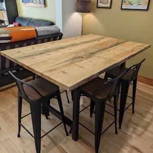 H 34 Inch, Table Legs for Kitchen Island, Counter Height, H Shape, 1 ...