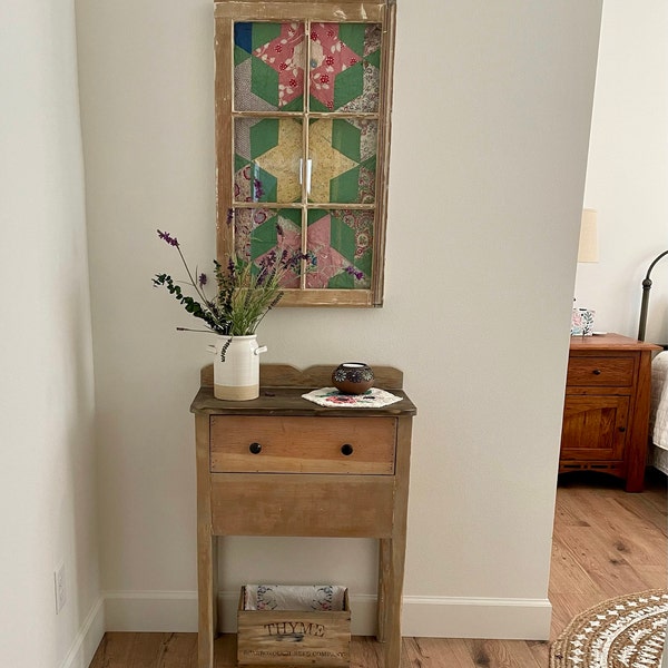 Primitive Indigo Blue Quilt Piece, Patchwork Quilt Piece, Old Quilt ...