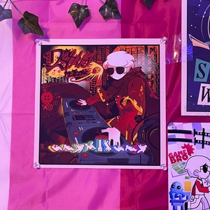Homestuck Print Dave Strider Dstri's Meteroic Mixtape Y2K 2000s Graphic ...