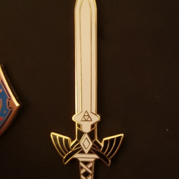 Monochrome Master Sword Pin - Etsy