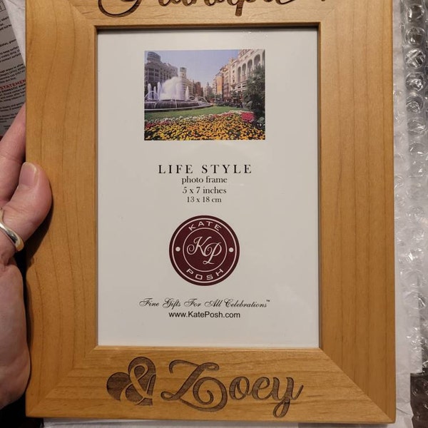 Personalized-grandpa & Me Picture Frame. Best Grandpa Ever, First Time ...
