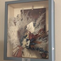Small Extra Deep Wooden Personalized Shadow Box Frame With Glass Door, Display Case, Memory Box ...