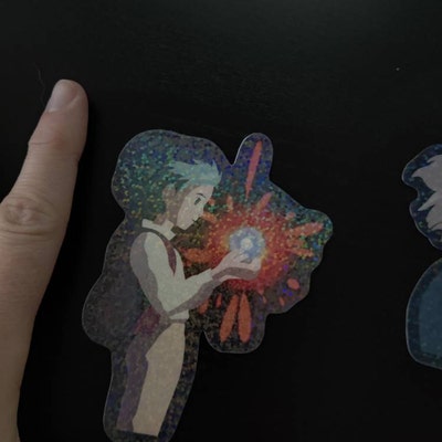Howls Moving Castle Sticker Sophie and Howl Sticker Ghibli - Etsy