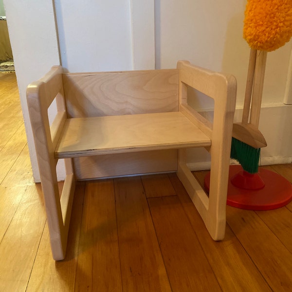 Montessori Based Woodjoy Multifunctional Chair, Certified Solid Wood ...