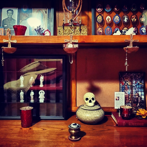 Cobalt Scroll Work Skull - Etsy