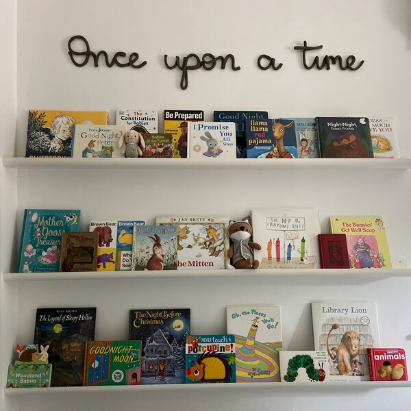 Once Upon a Time Sign-perfect for Nursery or Book Nook Decor - Etsy