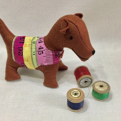 Dog Sewing Pattern, Toy Dog PDF, Dog Pin Cushion, Dog Softie Pattern ...
