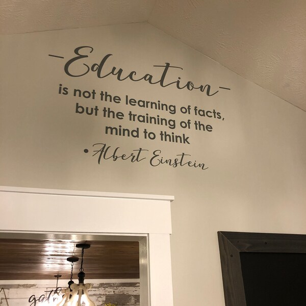 Education Wall Decal Sticker Art Decor Bedroom Design Mural Science ...