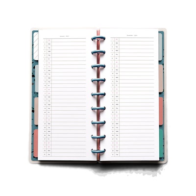 20 Planner Inserts Flat Lay Mockups/ Minimalist Planner Insert - Etsy