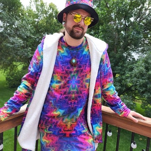 Neon Sunrise Vaporwave Retro Synthwave Snowboarding Windbreaker and Ski ...