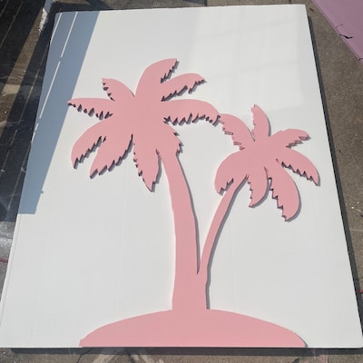 1ft 3ft 4ft 5ft 6ft 8ft Palm Tree PDF Template ,printable Trace and Cut ...