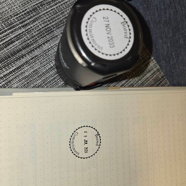 Custom Personalized Date Stamp, Business Date Stamp, Pre-inked Date ...