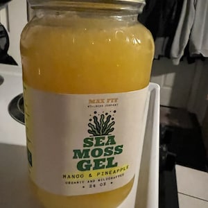 Organic Pure Sea Moss Gel Wildcrafted Irish Seaweed Moss - Etsy