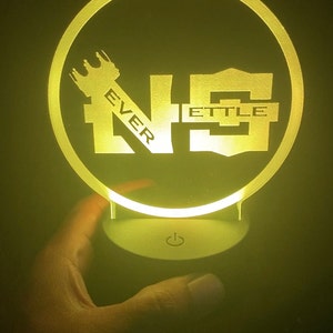 Laser Engraved LED Light Up Display/Sign Custom Night Light | Etsy