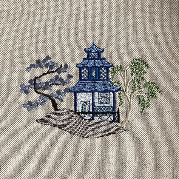 Flower Corner Folk, 2 Sizes, Machine Embroidery Designs Instant ...