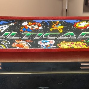 Multicade Arcade Monitor Bezel Sticker Decal | Etsy