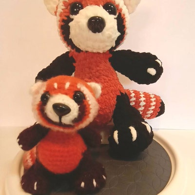 Crochet Red Panda Pattern Amigurumi Red Panda Pattern Panda Diy Toy ...