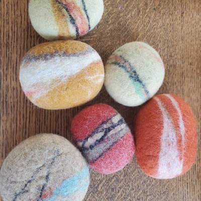 Felt Stone Rug , Felt Carpet , Felted Wool Stone , Felt Stone Rug Bath ...