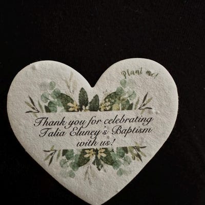 Thank You Plantable Card, Bee Cards, Seeded Greeting Cards ...