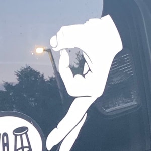 The Circle Game Okay Sign Gotcha Hand Gesture Vinyl Sticker - Etsy