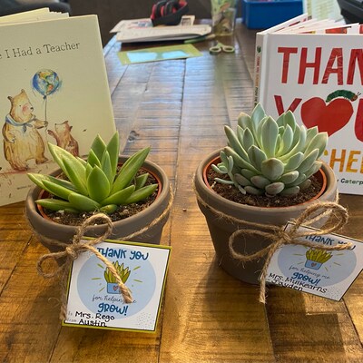 Teacher Appreciation Gift Tags Printable, Thank You for Helping Me Grow ...