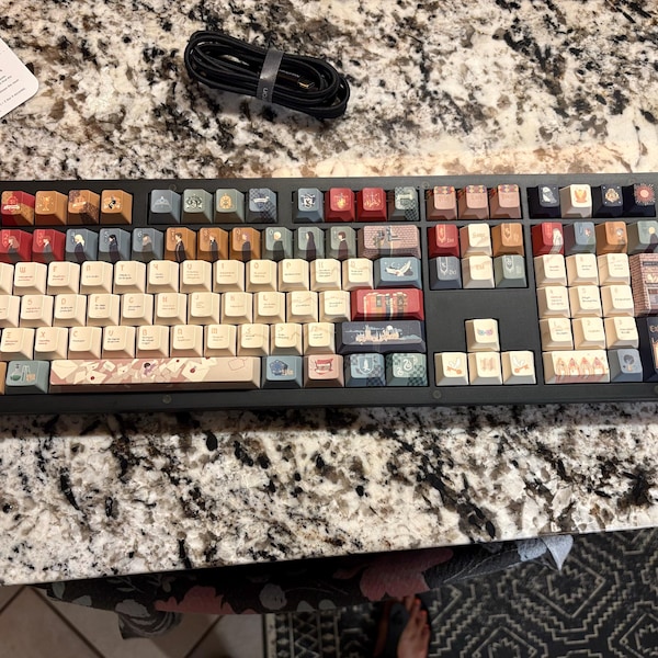 Ghibli-inspired Anime Keycap Set, Kiki's Delivery Service | 139 Custom ...