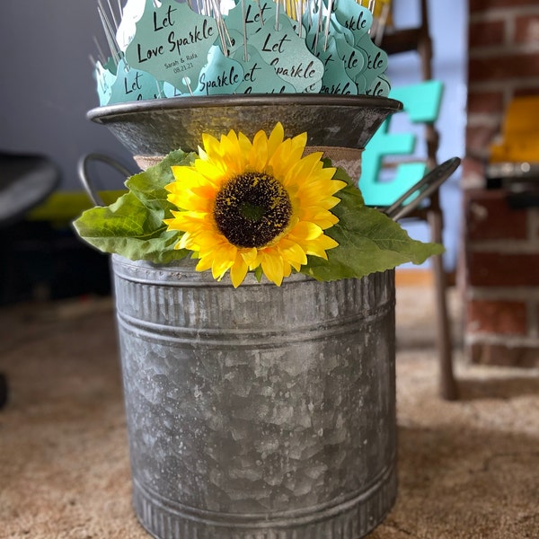 Wedding Sparkler Buckets - Etsy