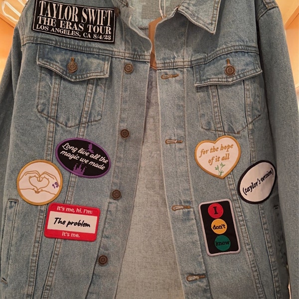 Taylor Swift 13 Heart Hands Iron on Patch Taylor Swift Eras Tour Merch ...