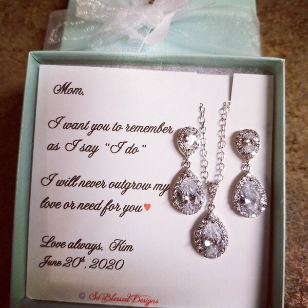 Mother of the Bride Gift, Mother of the Bride From Daughter, to Mom ...