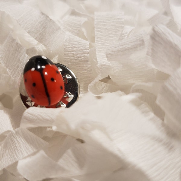 Ladybug Pin Realistic Miniature Ladybird Brooch - Etsy