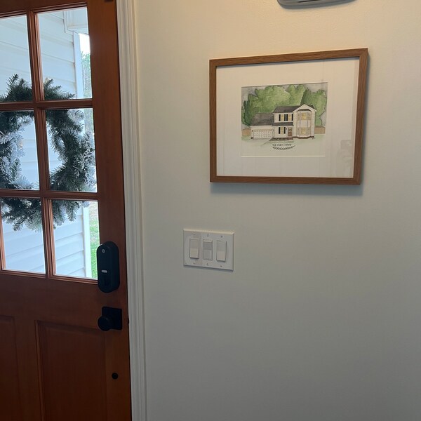 Custom House Portrait, Home Portrait, Watercolor Portrait, Housewarming ...