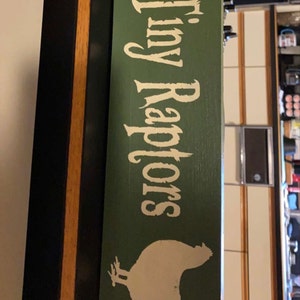 Beware of Tiny Raptors Sign Gift for Chicken Lover or - Etsy