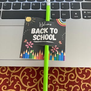 Back to School Eraser Favor, Classroom Gifts, New School Year Favors ...
