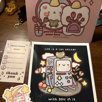 Cute Astro Bear Art Print Cute Space Art Prints Cute Star Art Prints ...