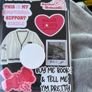 Buy Me Books Tell Me Im Pretty Sticker, Kindle Bookish Sticker, Booktok ...