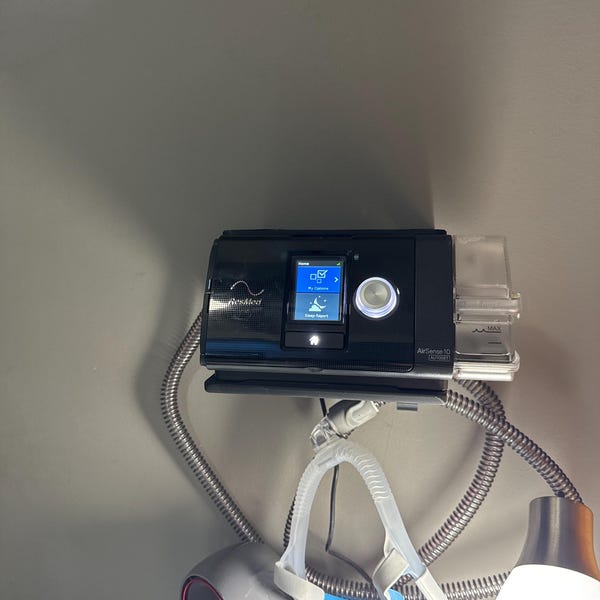 CPAP Shelf With Hose Dryer (filtered) for Resmed Airsense 10, Wall ...