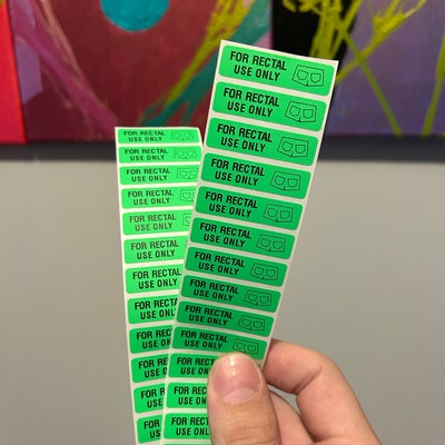 For Rectal Use Only Stickers. Make Everyone Smile With These Funny ...