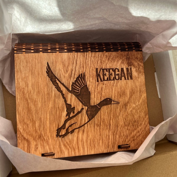 Personalized Duck Call Box | Custom Duck Hunter Storage Box | Goose ...