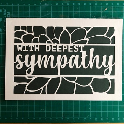Sympathy Card Svg Cut File, Sympathy Svg, Memorial Svg, Hope Svg ...