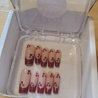 133 as a Clown Happy&sad Clowns Frenchtips Press on Nails Custom Hand ...