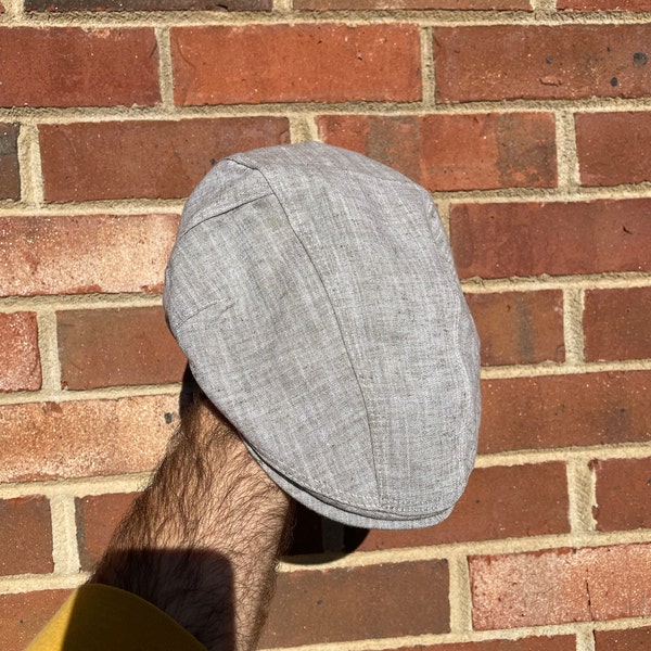 Cotton Summer Flat Cap, Peaky Blinders Hat, Baker Boy Hat, Irish Flat ...