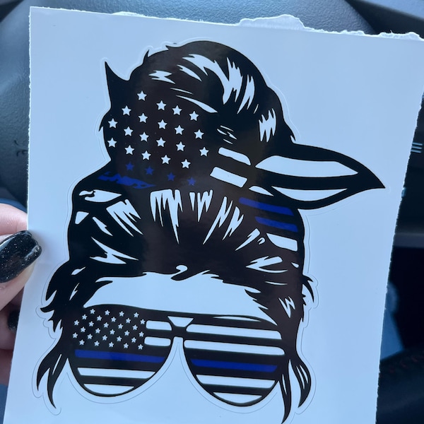 911 Dispatch Vinyl Decal Sticker - Messy Bun Stickers - Dispatch ...